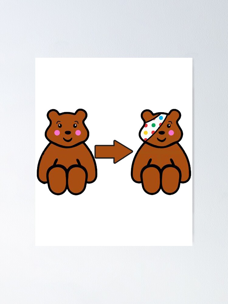 "Children in Need Pudsey Bear - Pudsey Bear 2022 - Blush Bear - Pudsey ...