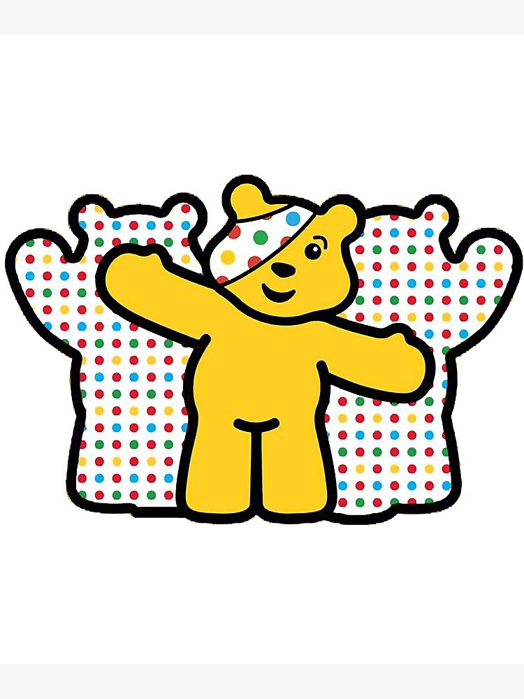 Poster « Enfants dans le besoin Pudsey Bear - Pudsey Bear 2022 - Blush ...