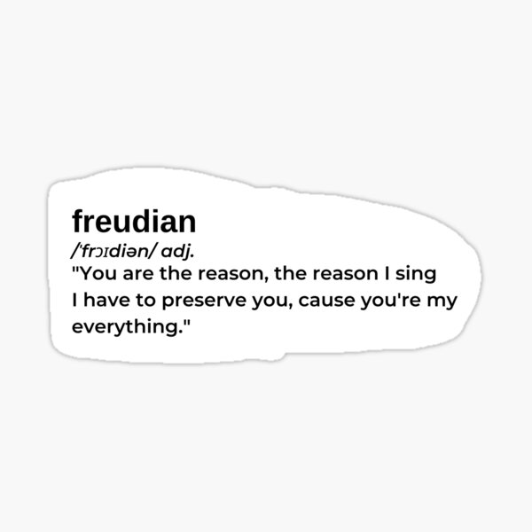 "Freudian by Daniel Caesar" Sticker for Sale by RapLyricsStore | Redbubble