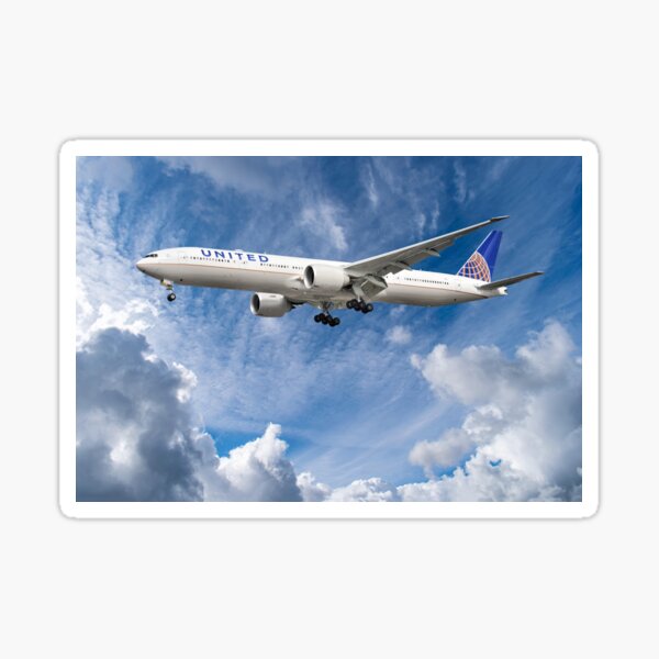 "United Boeing 777" Sticker for Sale by stuartk | Redbubble
