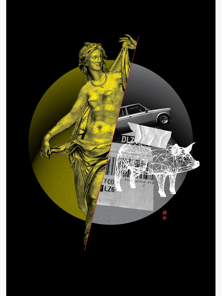 "Collage Contrast" Sticker for Sale by Nanika-akimoto | Redbubble