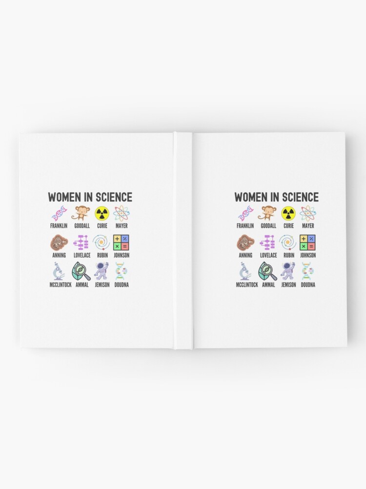 Cuaderno de tapa dura «Mujeres en la ciencia - Mujer científica, Mes de ...