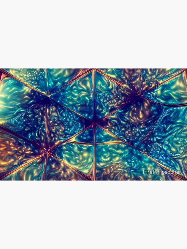 "Fractal Bismuth Pattern" Sticker for Sale by FirePhilosopher | Redbubble