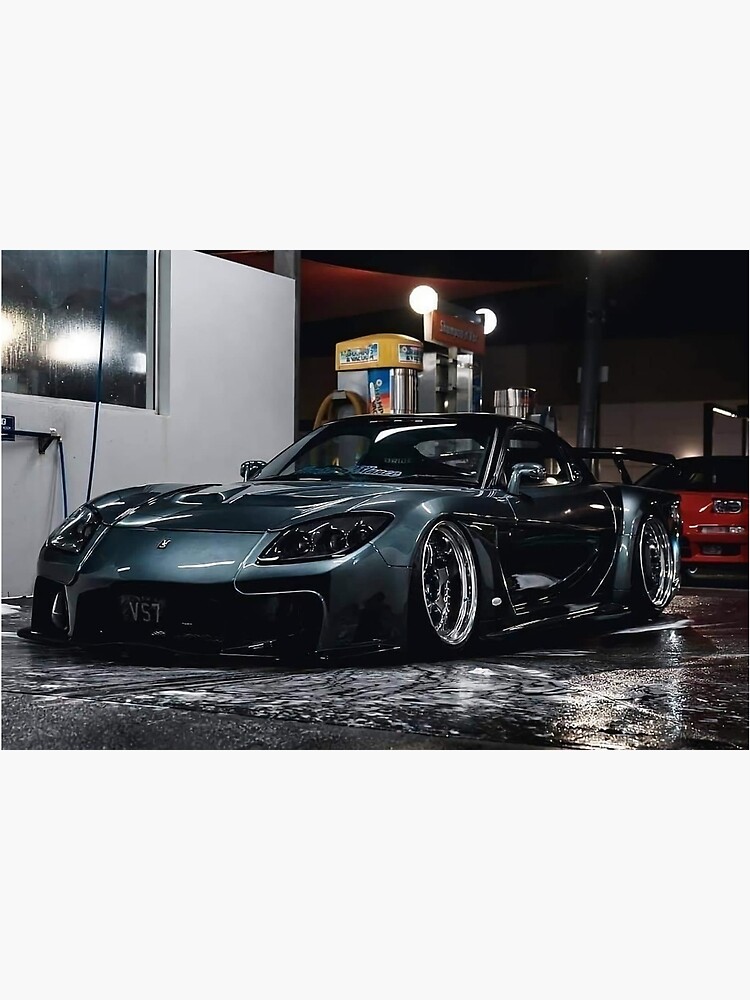 "Dark blue veilside Rx7 FD" Poster for Sale by shanilhasantha | Redbubble