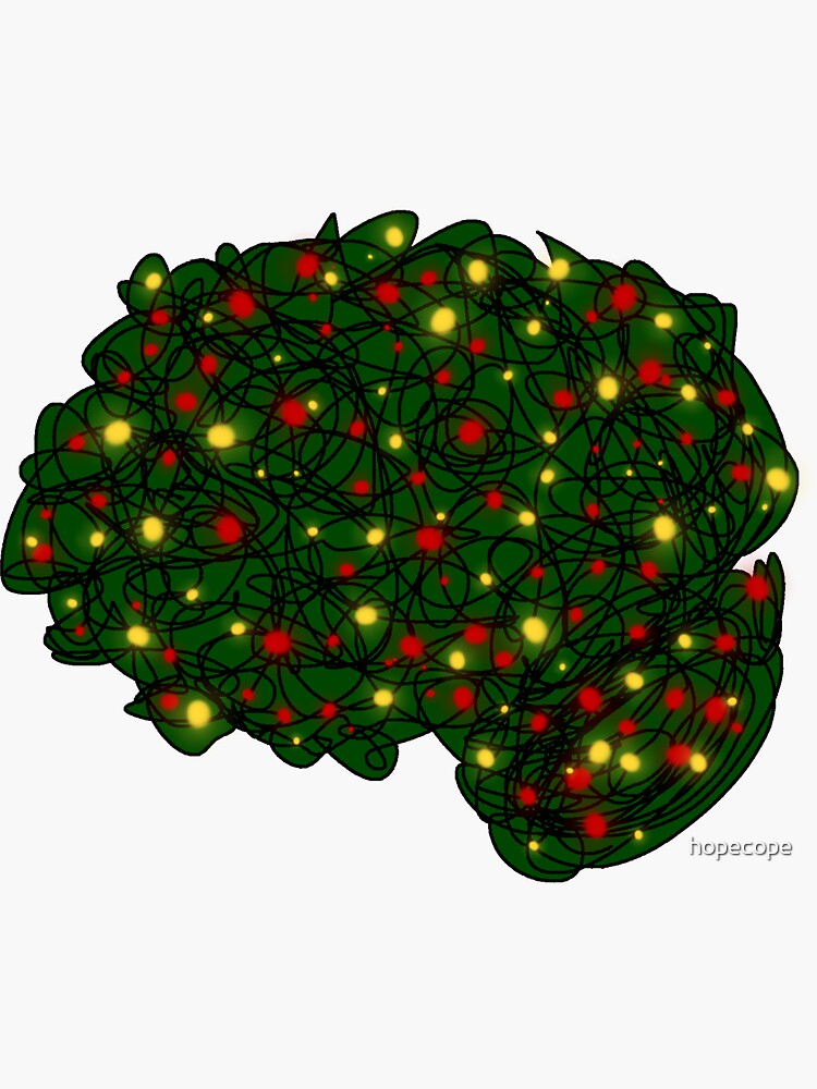 "Christmas Festive Cute Holiday Brain Psych Psychology Neuro Neurology ...