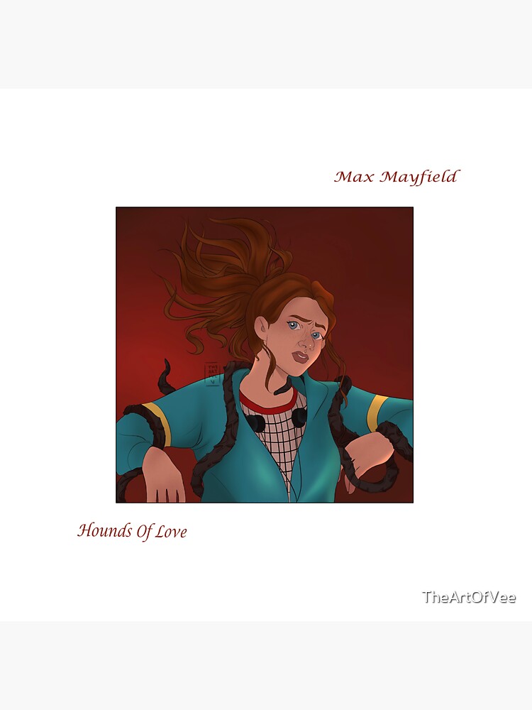 "Max Mayfield -Hounds of Love" Sticker for Sale by TheArtOfVee | Redbubble