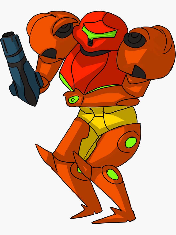 "Dancing Samus" Sticker for Sale by DanaNDrawings | Redbubble