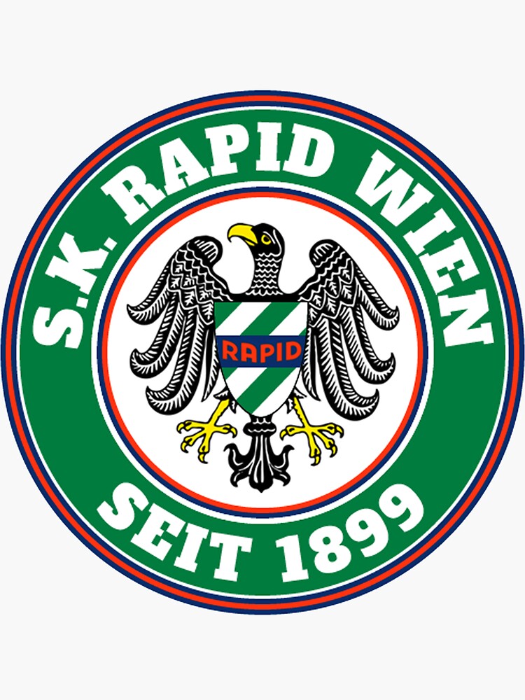 "Stunning SK Rapid Wien Design" Sticker for Sale by hluksanub | Redbubble