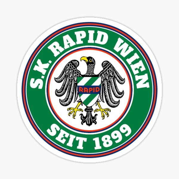 "Stunning SK Rapid Wien Design" Sticker for Sale by hluksanub | Redbubble
