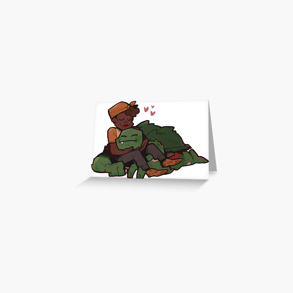 "April and Raph cuddles" Sticker by JuliaCheesecake | Redbubble