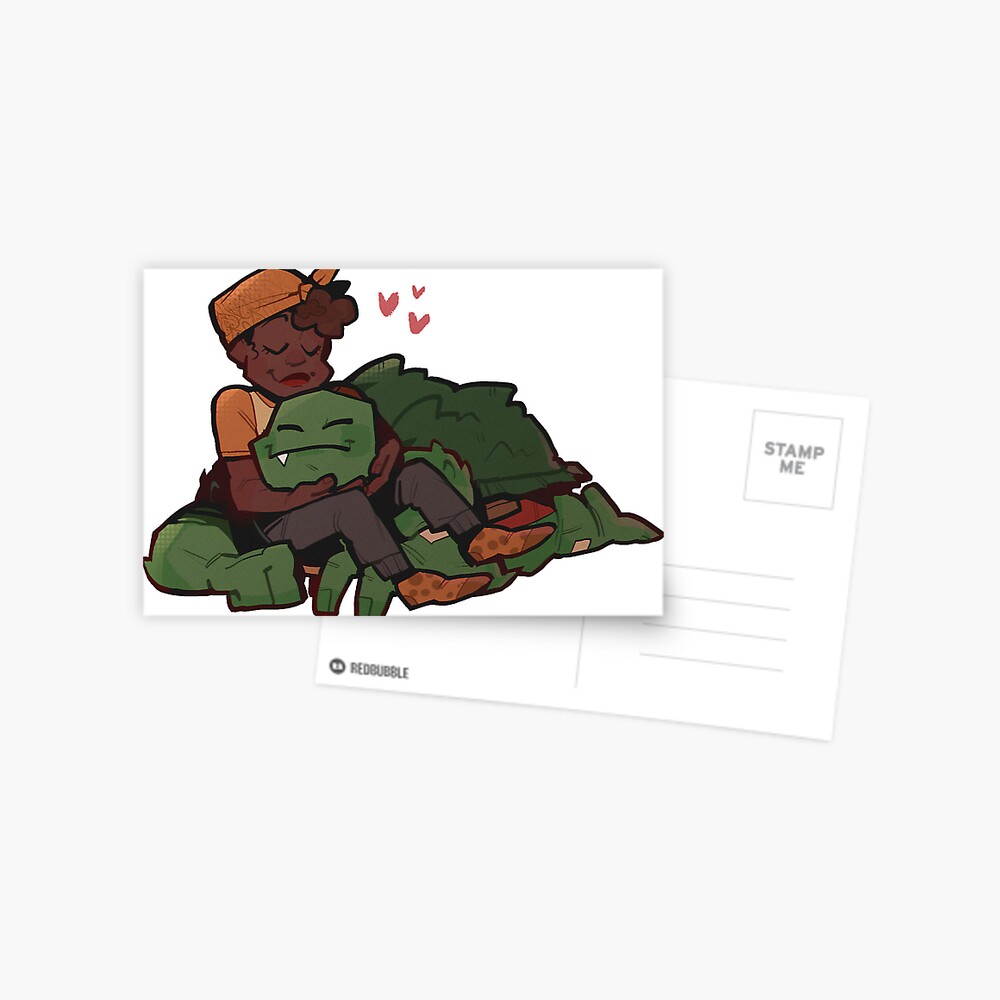"April and Raph cuddles" Sticker by JuliaCheesecake | Redbubble