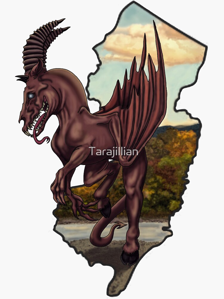 "Jersey Devil" Sticker for Sale by Tarajillian | Redbubble