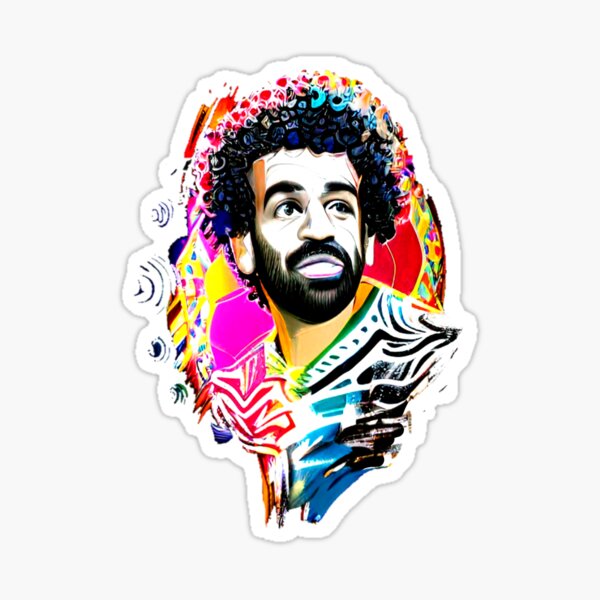 "Mohamed Salah " Sticker for Sale by ZaherToma | Redbubble