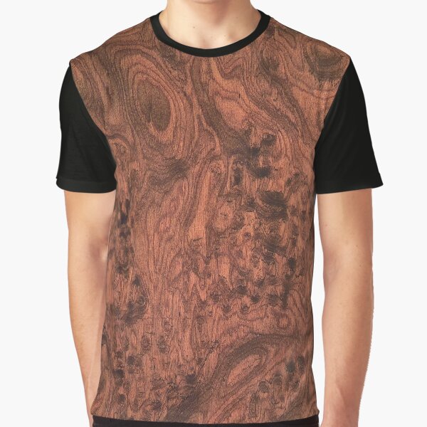 "Mahogany Digital Wood Texture" T-shirt for Sale by Garaga | Redbubble ...