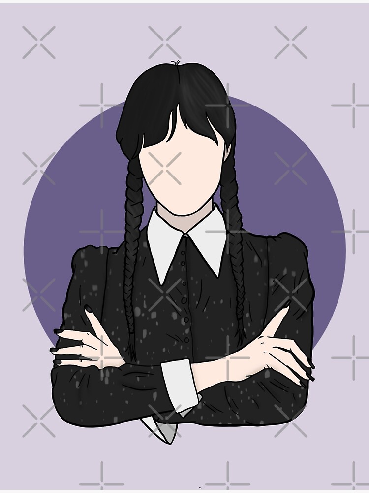 "wednesday addams" Poster for Sale by atlasbackache | Redbubble