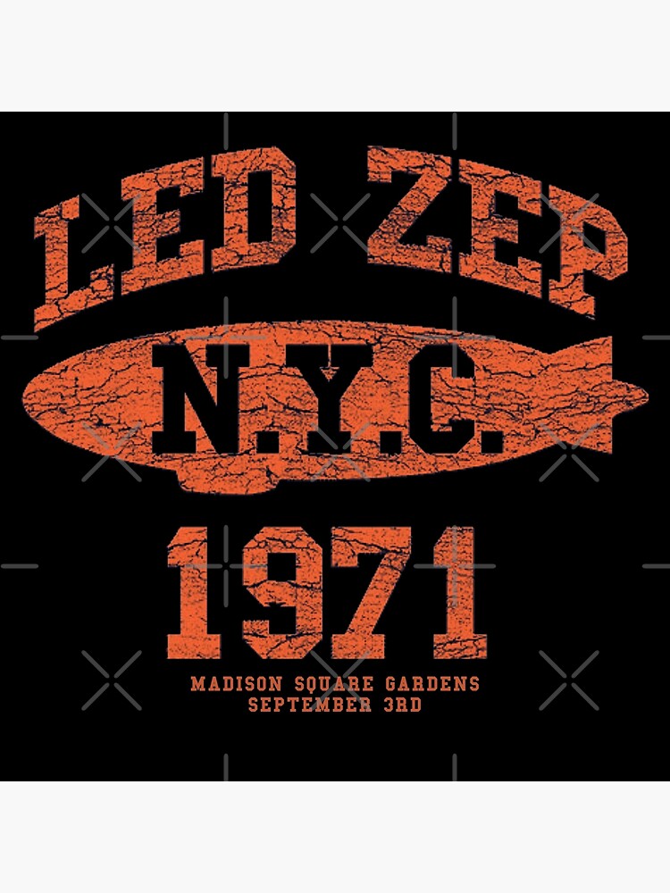 "Rare vintage Led Zep NYC 1971 concert" Poster for Sale by Logxo ...