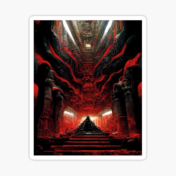 "Inside pyramid 02" Sticker for Sale by SteamyDark | Redbubble