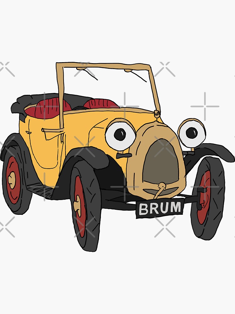 "Brum" Sticker for Sale by Captainhuck | Redbubble