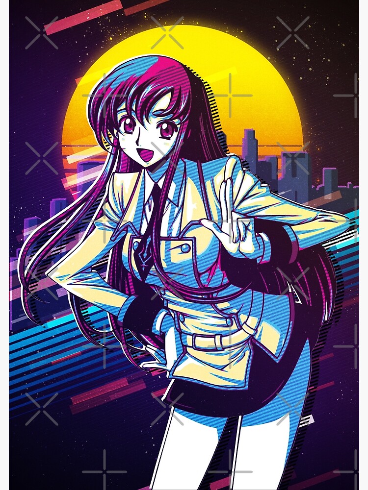 "Code Geass - Shirley Fenette" Poster for Sale by 80sRetroArt | Redbubble