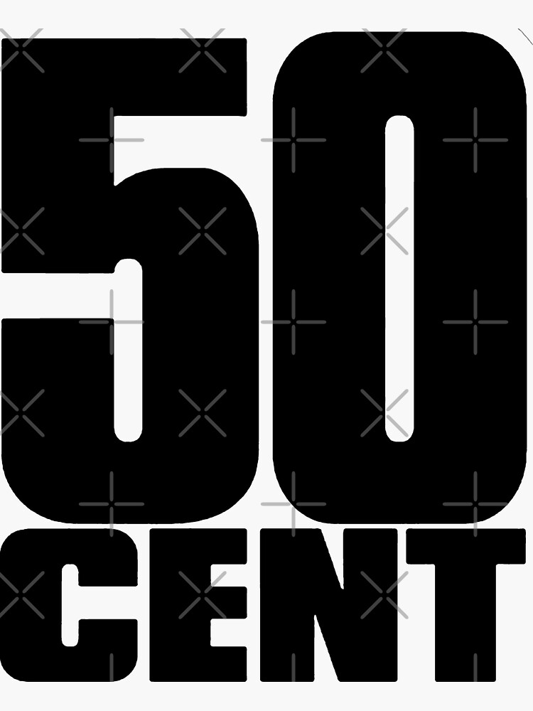 "50 Cent Is A Rapper Top" Sticker for Sale by ttillard4n | Redbubble