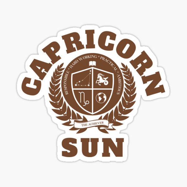 "Capricorn - Zodiac Sign" Sticker for Sale by it-me-designs | Redbubble