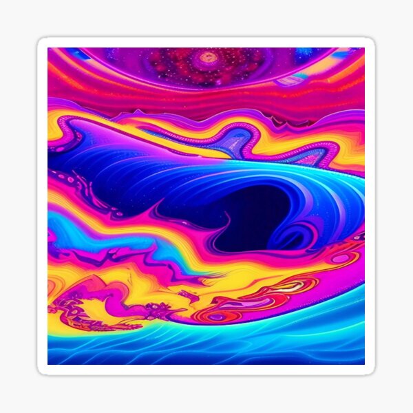 "Abstraction elemental psychodelic many colors fire and water ...