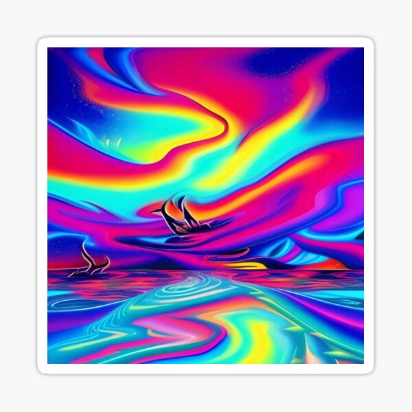 "Abstraction elemental psychodelic many colors fire and water ...