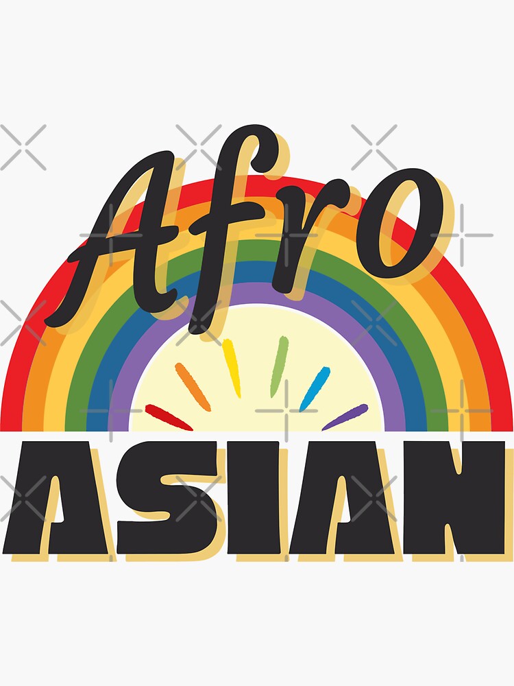 "Afro Asian, Man and Woman - Afro Asian" Sticker for Sale by ...