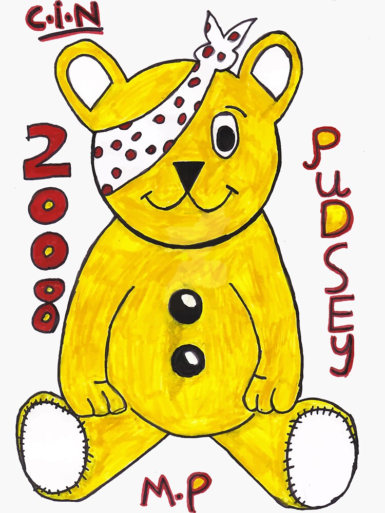 "Pudsey Bear - Children in Need - Made In Pudsey -Pudsey Bear -Pudsey ...