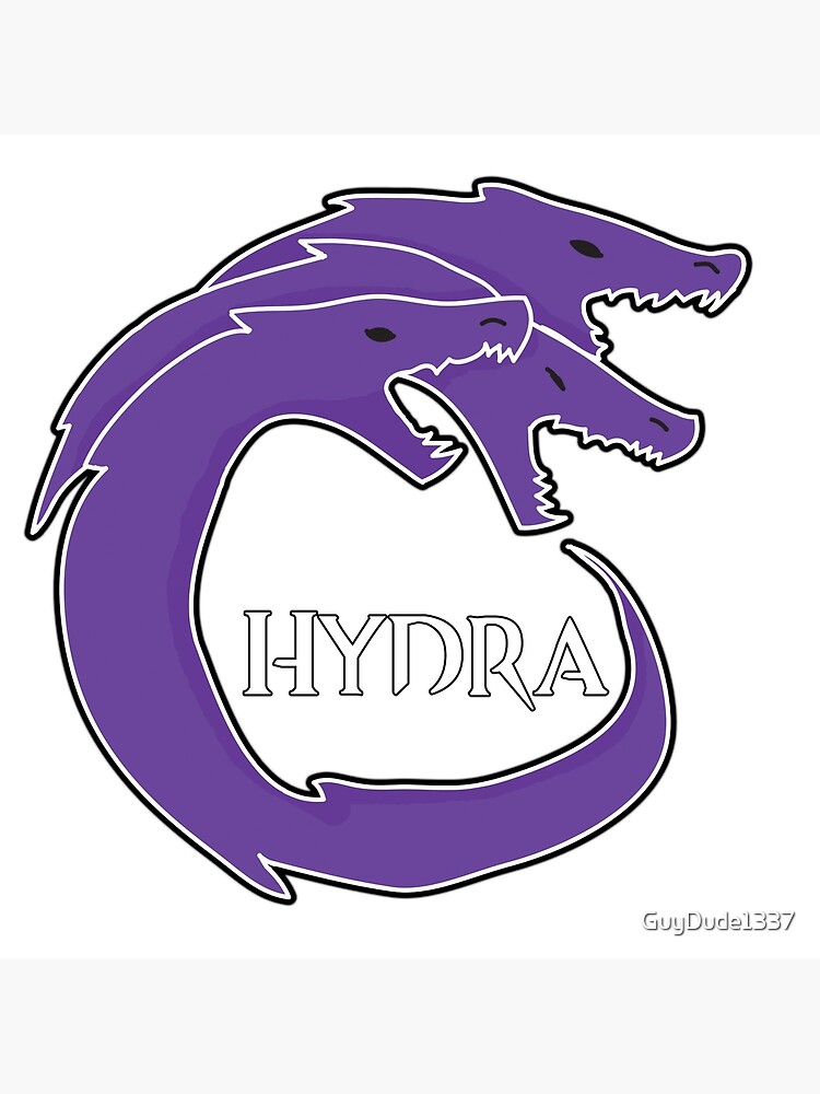 "Hydra Logo - Purple" Poster for Sale by GuyDude1337 | Redbubble
