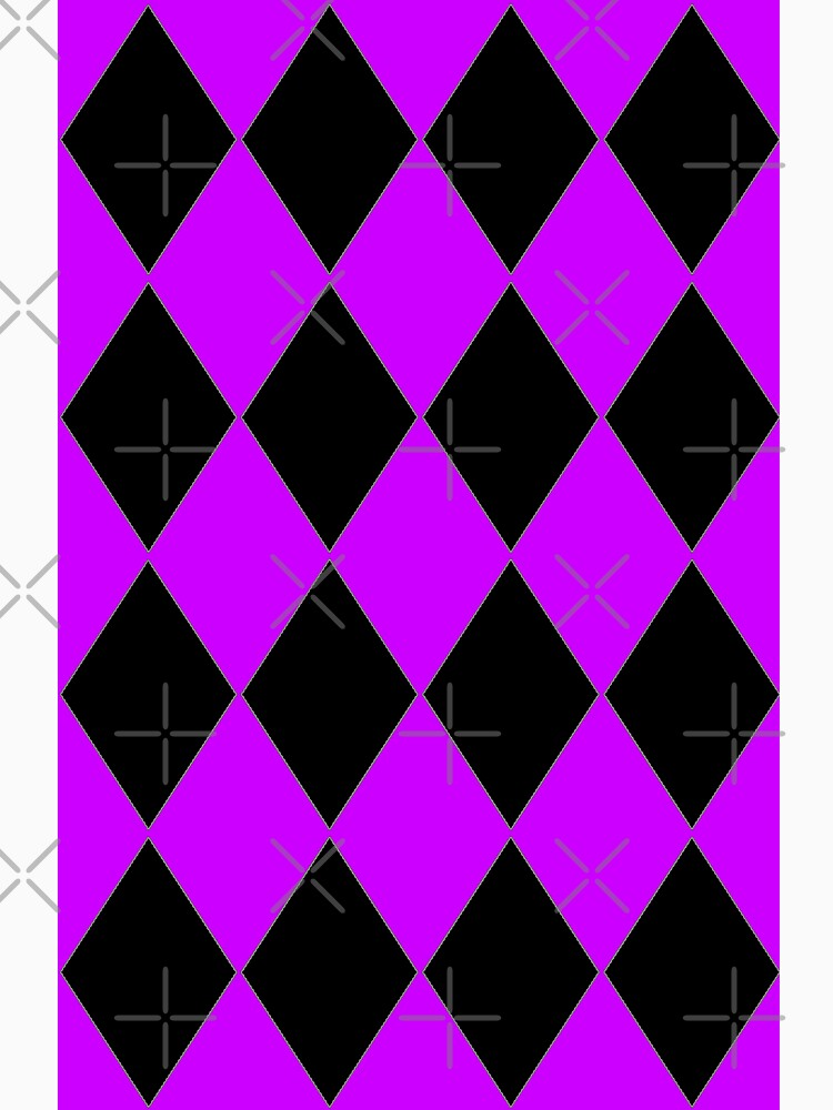 "PURPLE AND BLACK HARLEQUIN PATTERN" Pullover Hoodie for Sale by ...