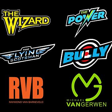 "Dart players logo sticker pack" Sticker for Sale by FlawlessCheese ...