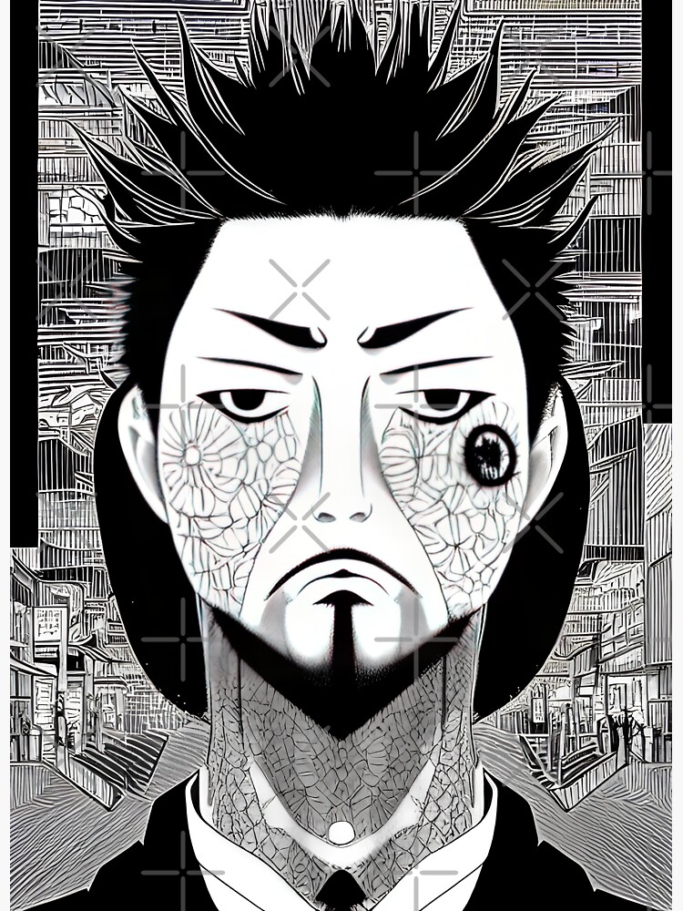 "anime yakuza thug " Sticker for Sale by Karmanto | Redbubble