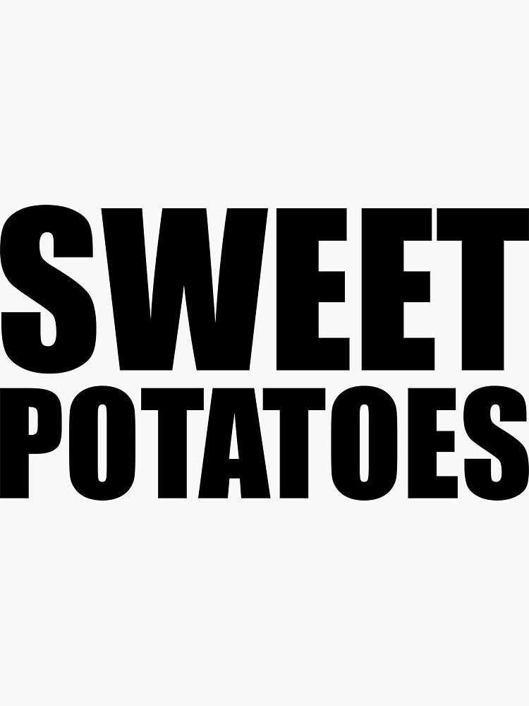 "SWEET POTATOES Funny Food Design Holiday Thanksgiving Christmas ...