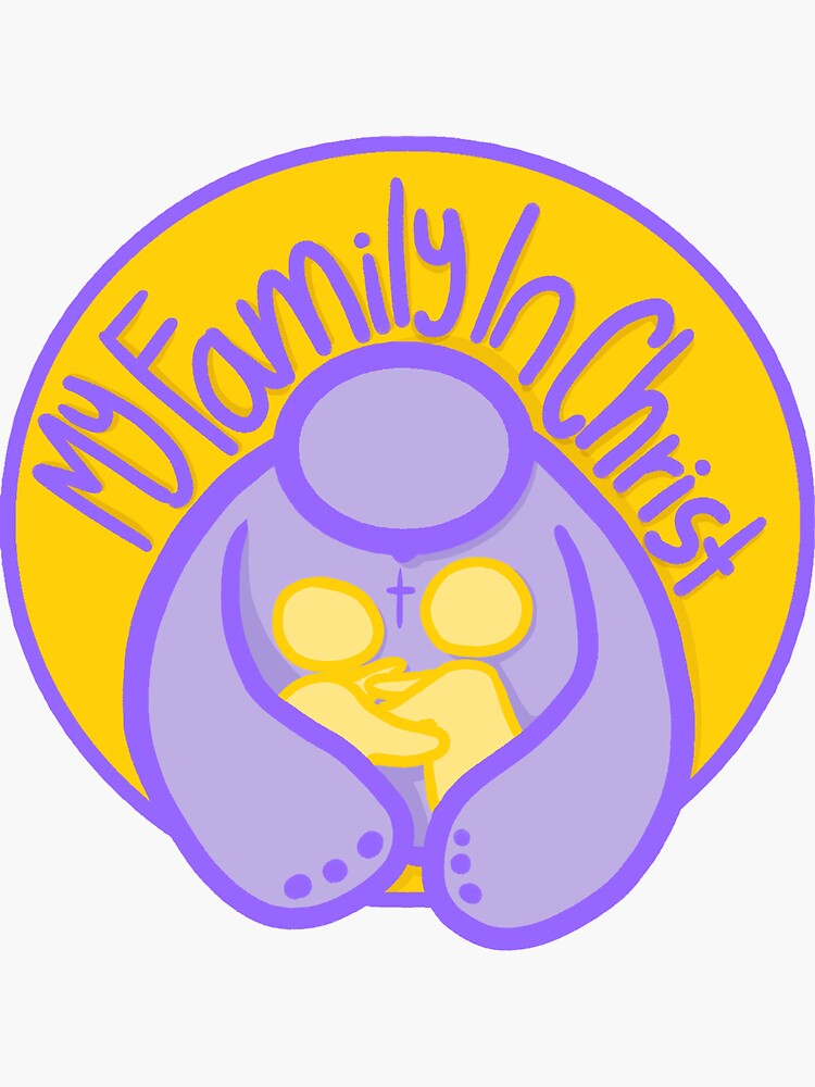 "yellow MFIC logo" Sticker for Sale by myfaminChrist | Redbubble