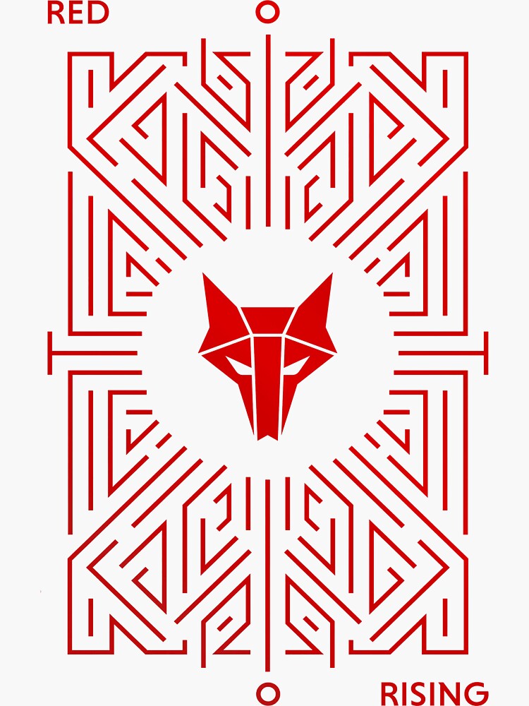 " Red Rising" Sticker for Sale by Game911 | Redbubble