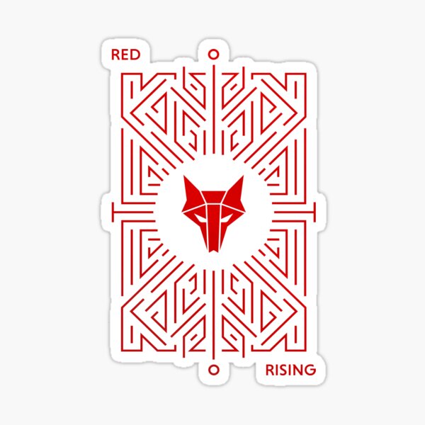 " Red Rising" Sticker for Sale by Game911 | Redbubble