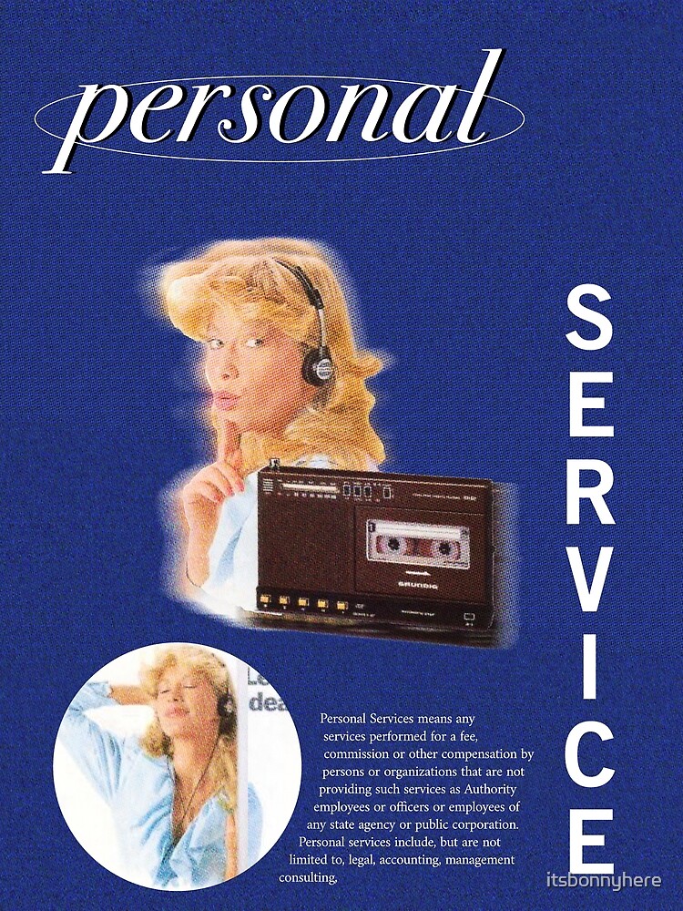 "personal service graphic" Poster for Sale by itsbonnyhere | Redbubble