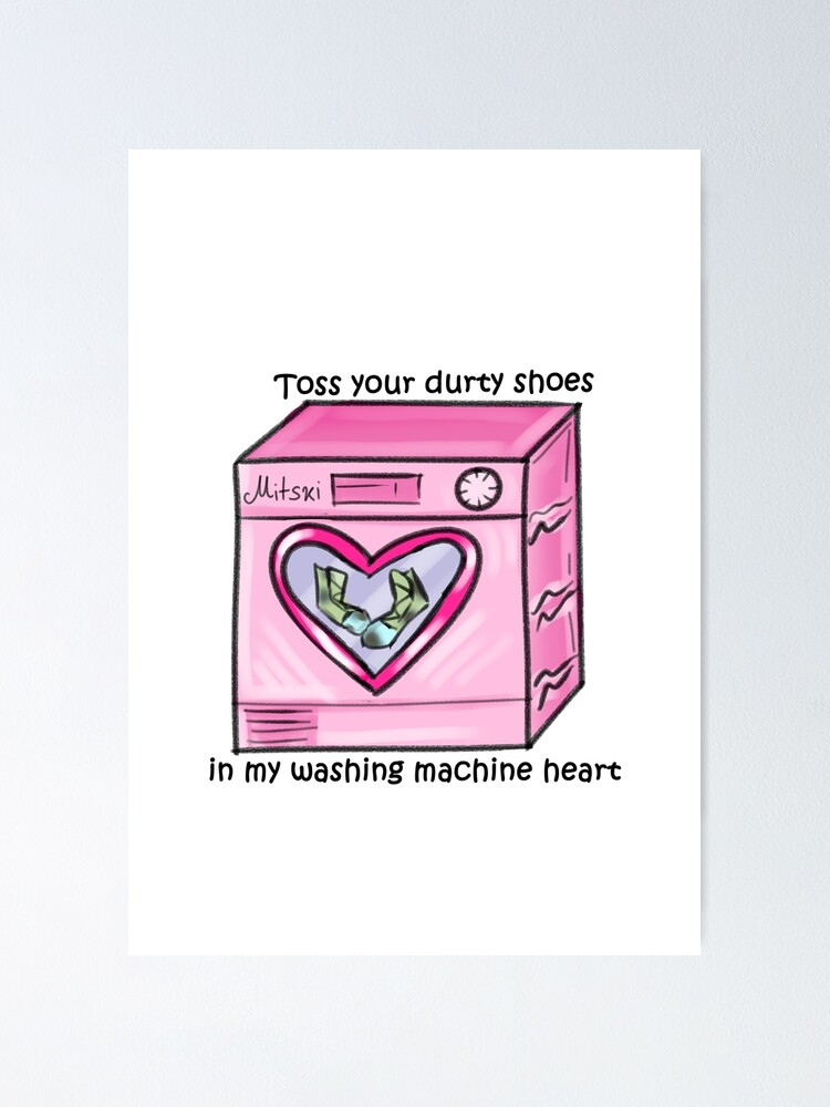 "Mitski Washing Machine Heart" Poster for Sale by kuki- | Redbubble