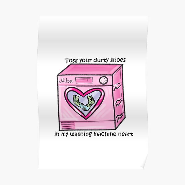 "Mitski Washing Machine Heart" Poster for Sale by kuki- | Redbubble