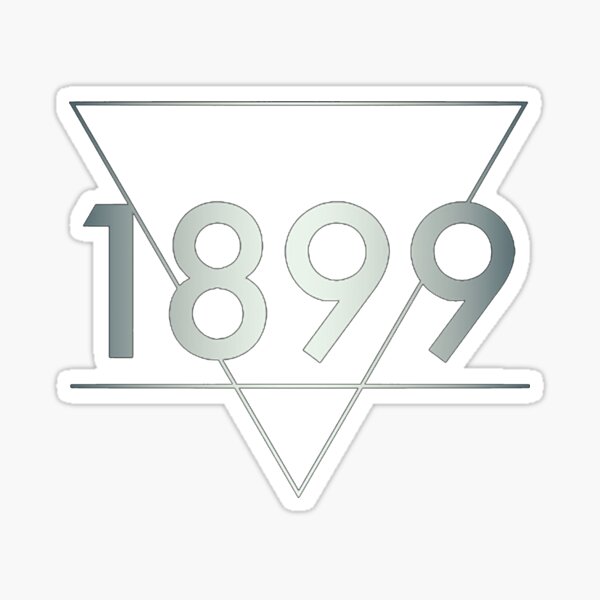 "1899 " Sticker for Sale by DDL-Designs | Redbubble