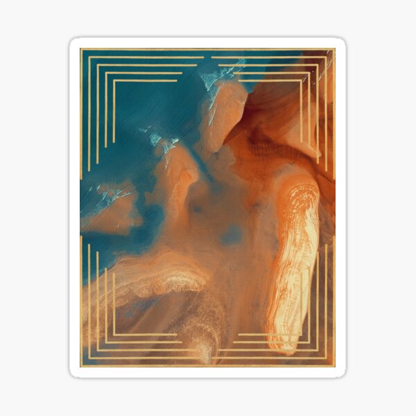 "Abstract Art" Sticker for Sale by CapricornCanvas | Redbubble