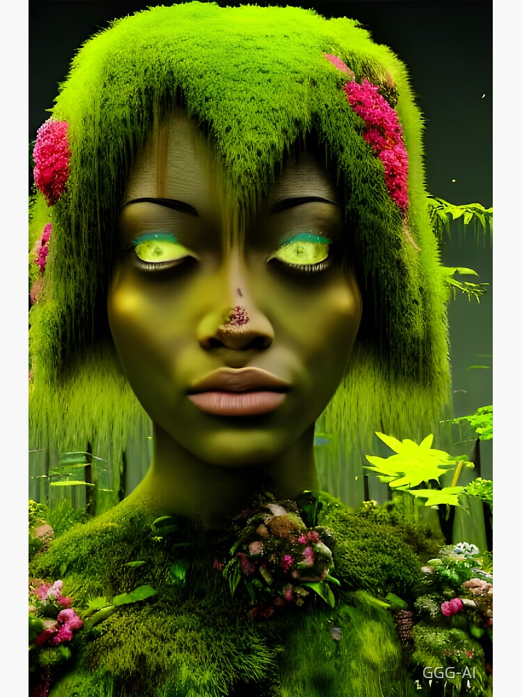 "Gaia II" Sticker for Sale by GGG-AI | Redbubble