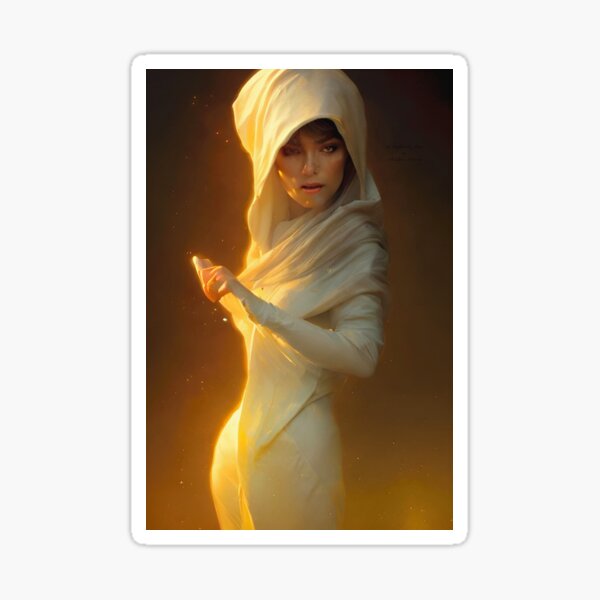 "Ember Amber" Sticker for Sale by Ai-Artz | Redbubble