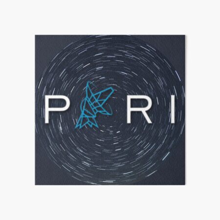 "PARI Logo Star Trails at Polaris" Art Board Print for Sale by ...