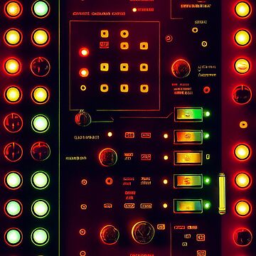 "Sci-Fi Control Panel - Future Console #5" Sticker for Sale by utwlabs ...