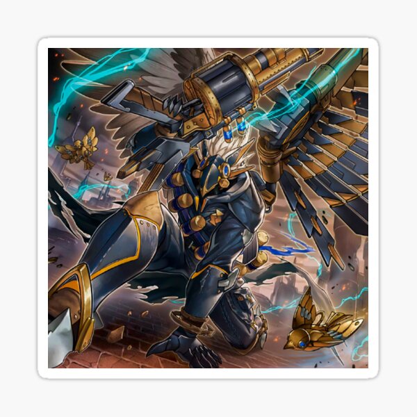 "tri_brigade_shuraig_the_ominous_omen" Sticker for Sale by Yusei-Fudo ...