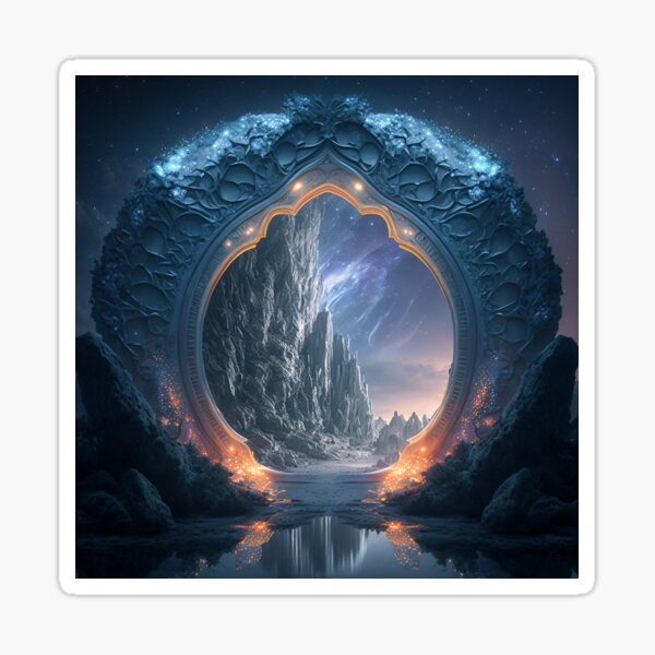 "FarCaster Portal #2" Sticker for Sale by Dedisun | Redbubble