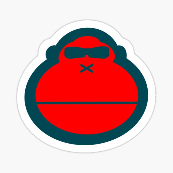 "Sunny Monkey " Sticker for Sale by RockOnRon | Redbubble