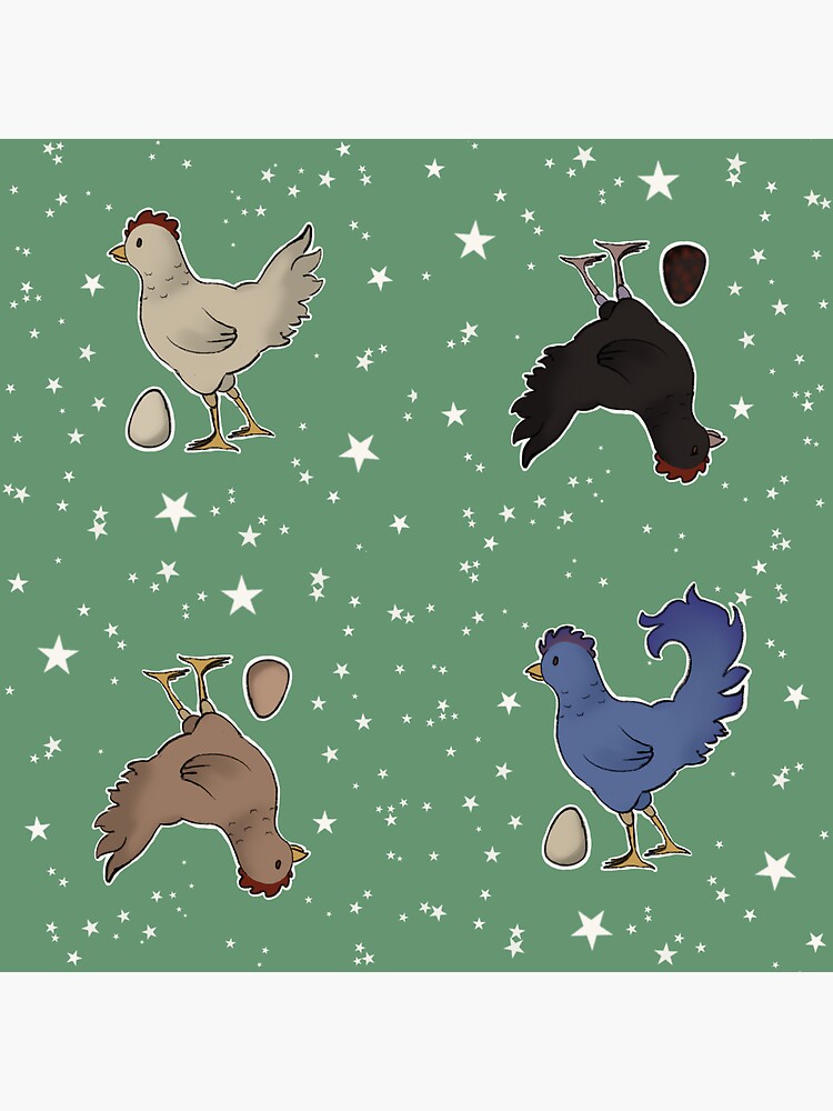 "Stardew Valley Chickens" Sticker for Sale by liliumtheraven | Redbubble